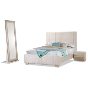 Recámara Full Alden Champaña,Perla — Muebles Jamar Panamá