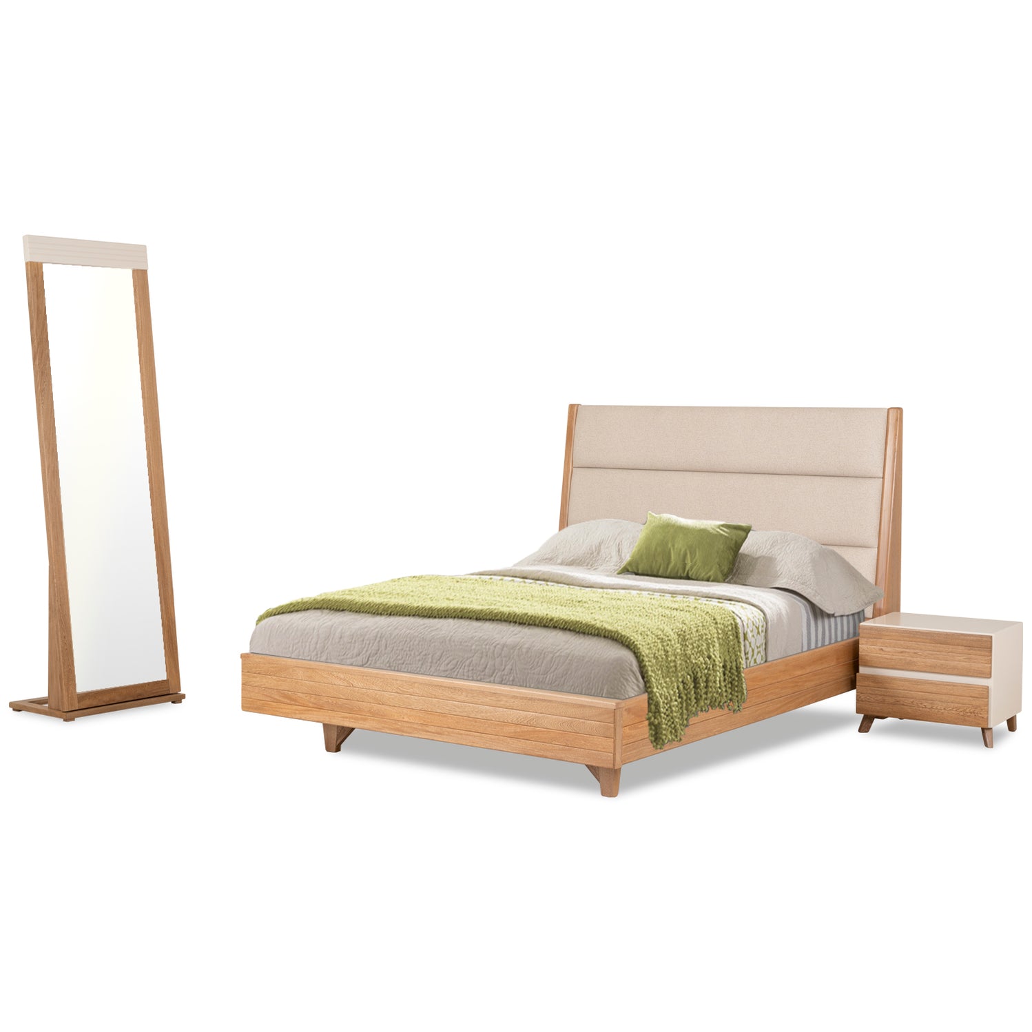 Recámara Full Aston Beige,Natural — Muebles Jamar Panamá