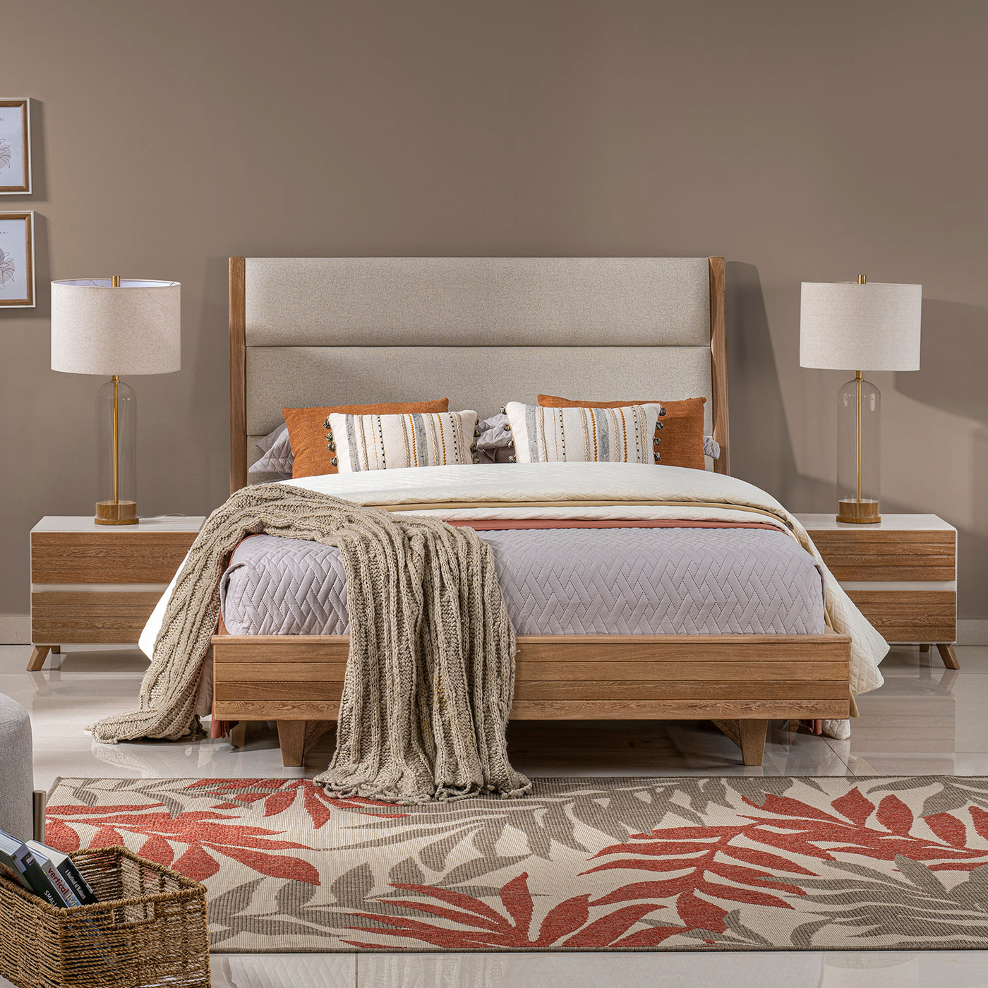 Recámara Full Aston Beige,Natural — Muebles Jamar Panamá