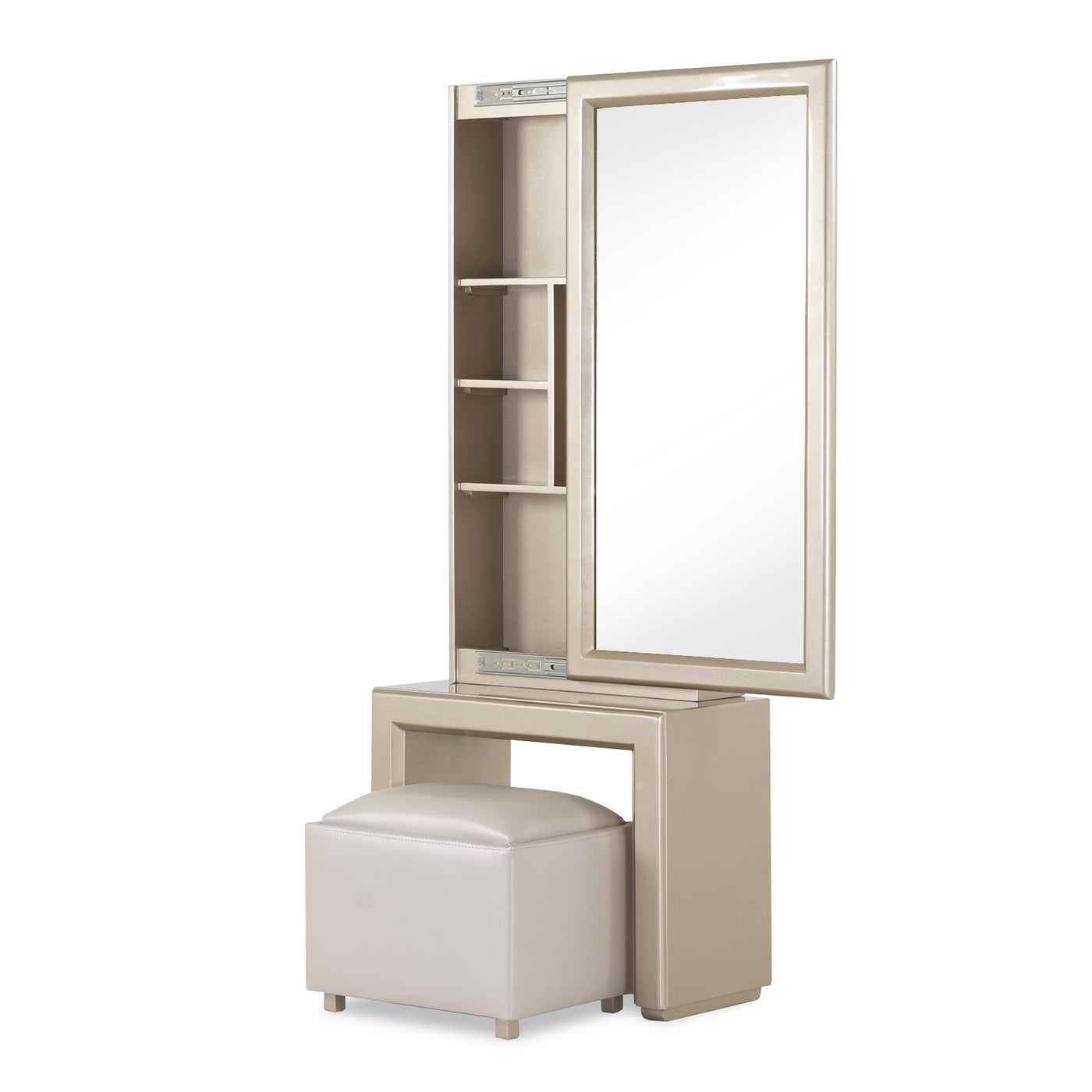 Recámara Full Marbella Perla, Champaña — Muebles Jamar Panamá