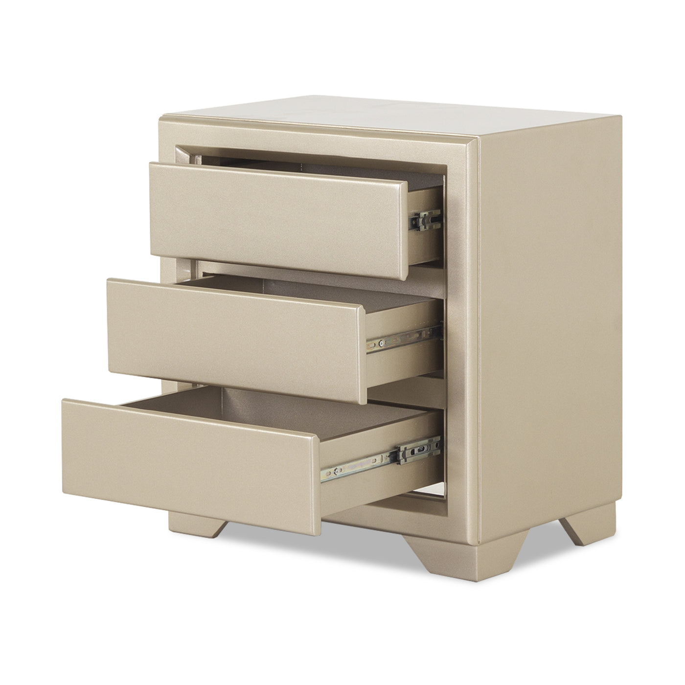 Recámara Full Marbella Perla, Champaña — Muebles Jamar Panamá