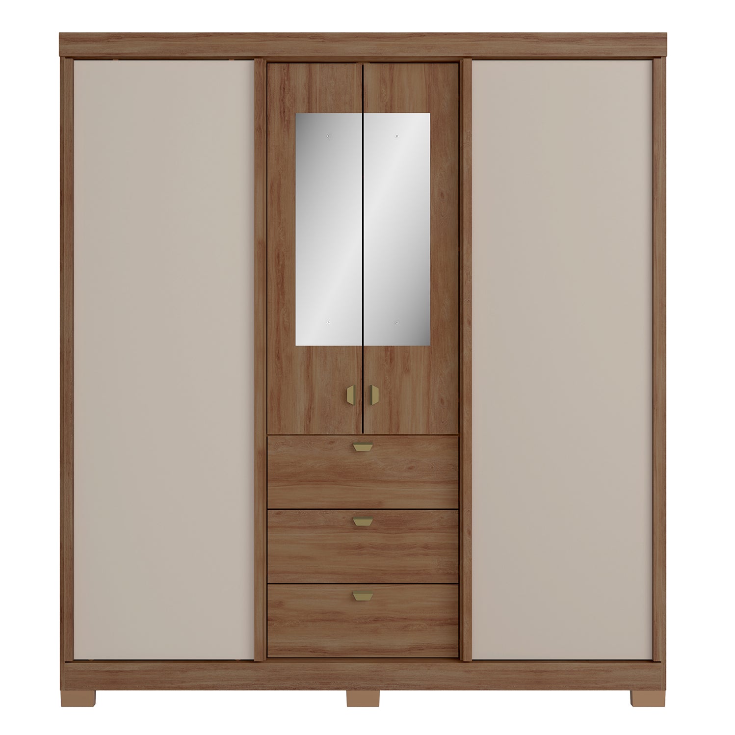 Ropero Atenas Natural, Off White — Muebles Jamar Panamá