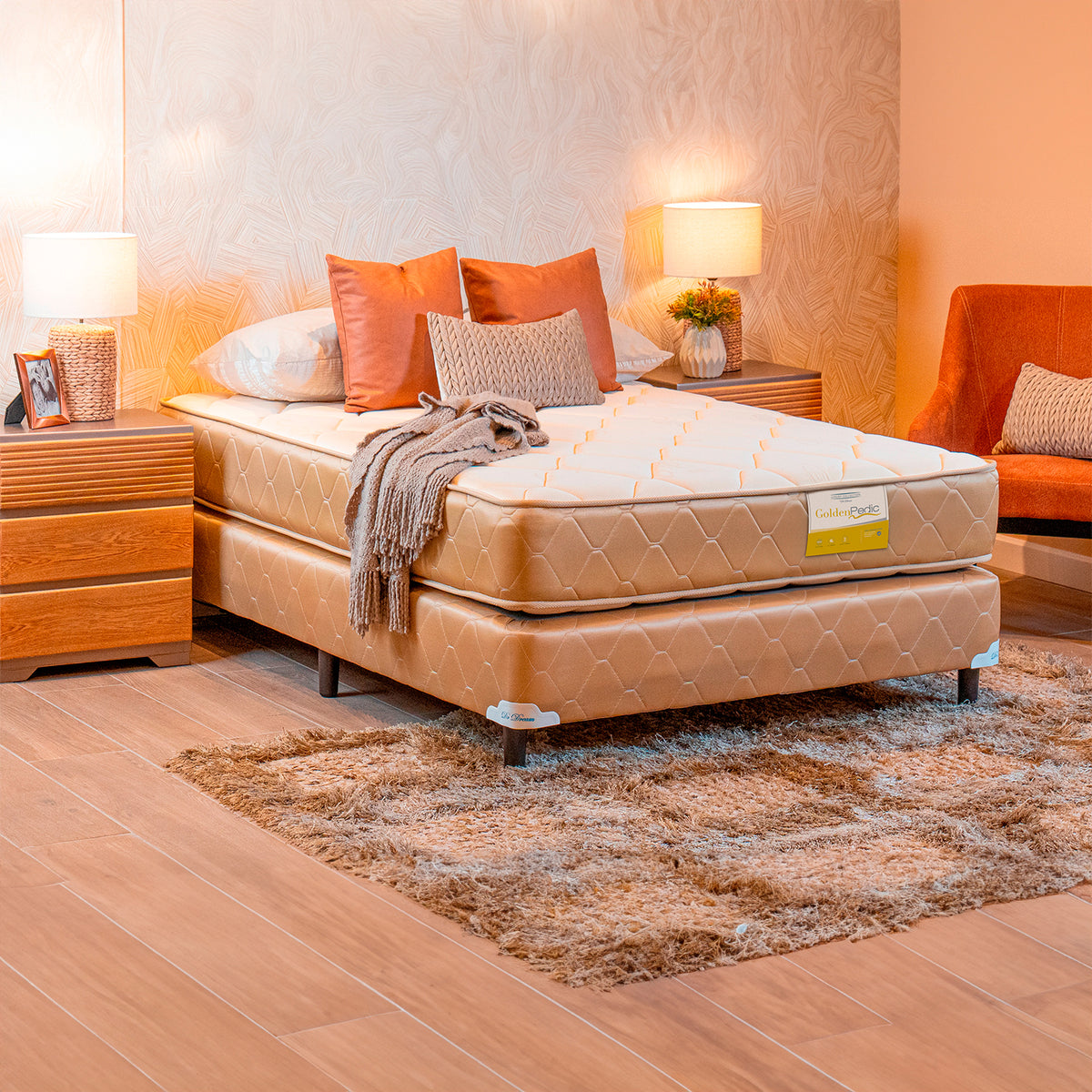 Colchón Dr Dream Golden Pedic Queen — Muebles Jamar Panamá