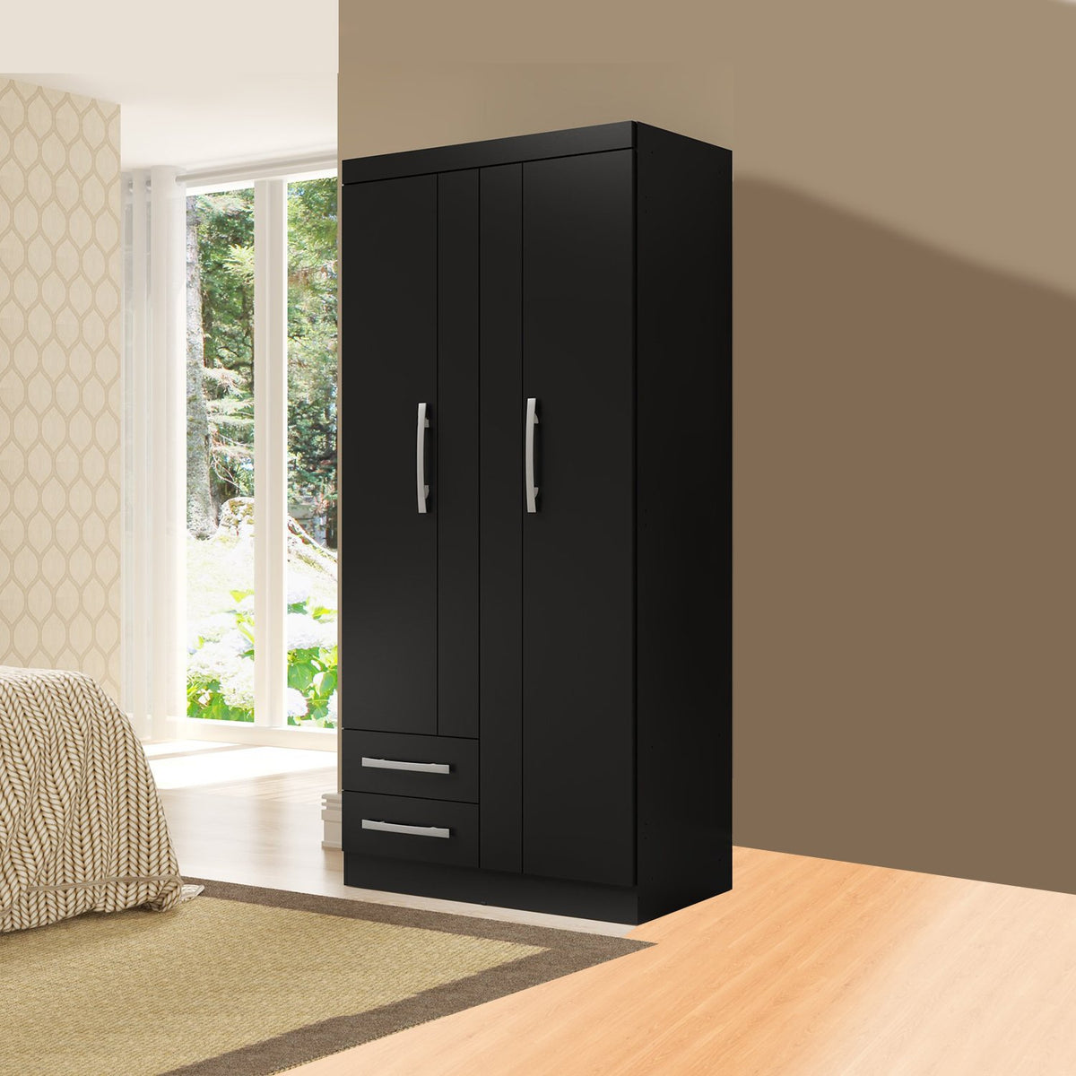 Ropero Andros Negro — Muebles Jamar Panamá