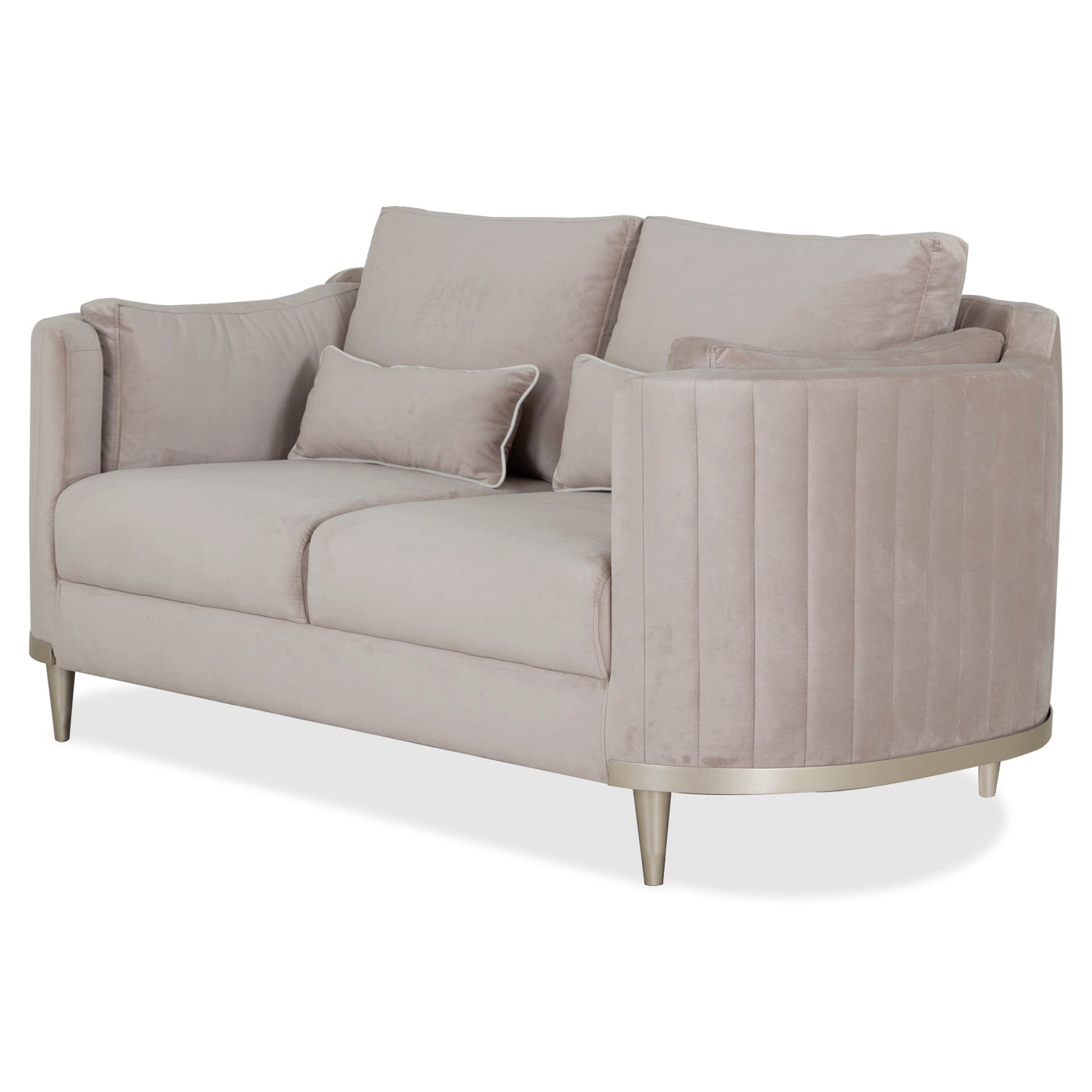 Sofá 2 Ptos Minoti Velvet Fantasy Camel — Muebles Jamar Panamá