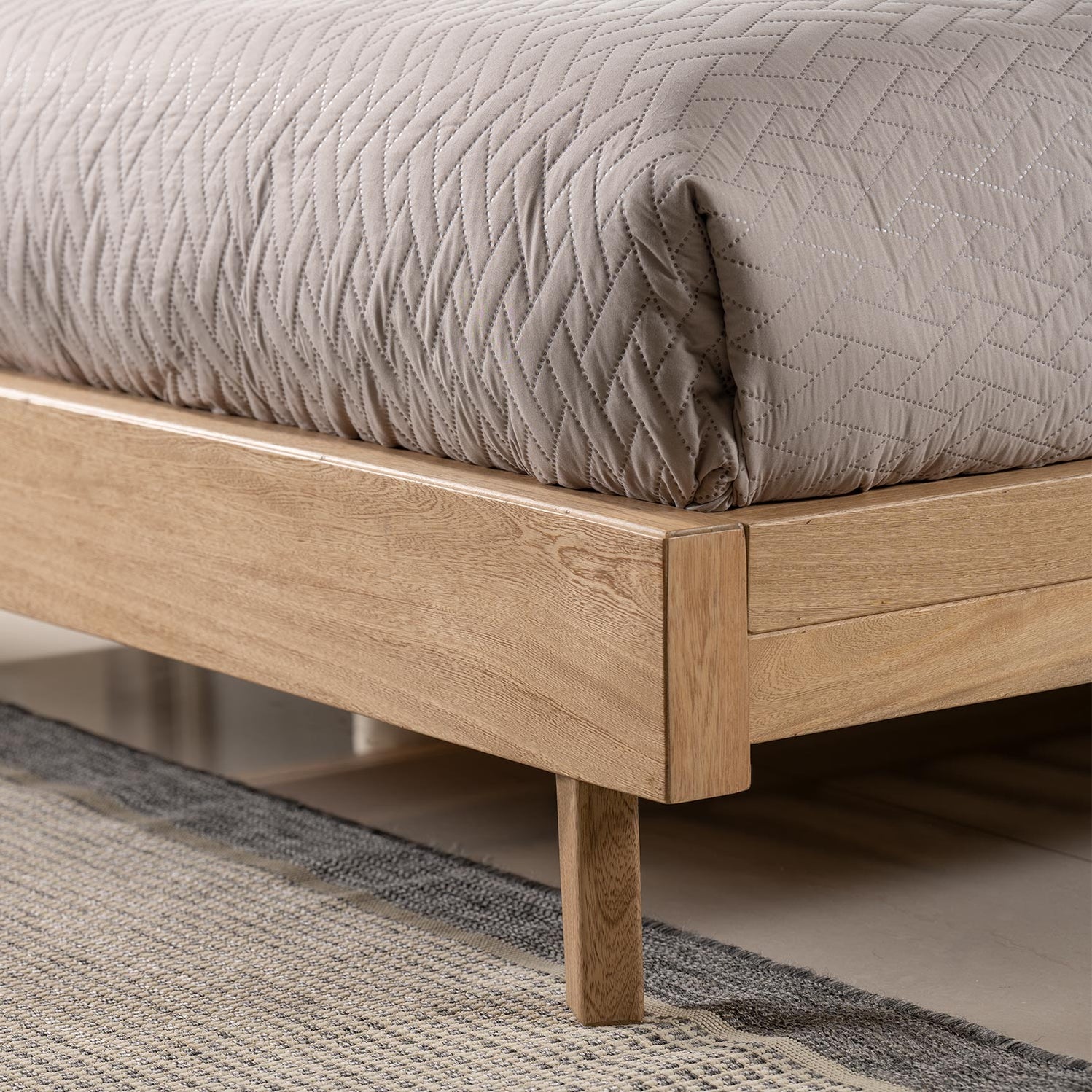 Recámara Full Piero Natural/Marfil — Muebles Jamar Panamá