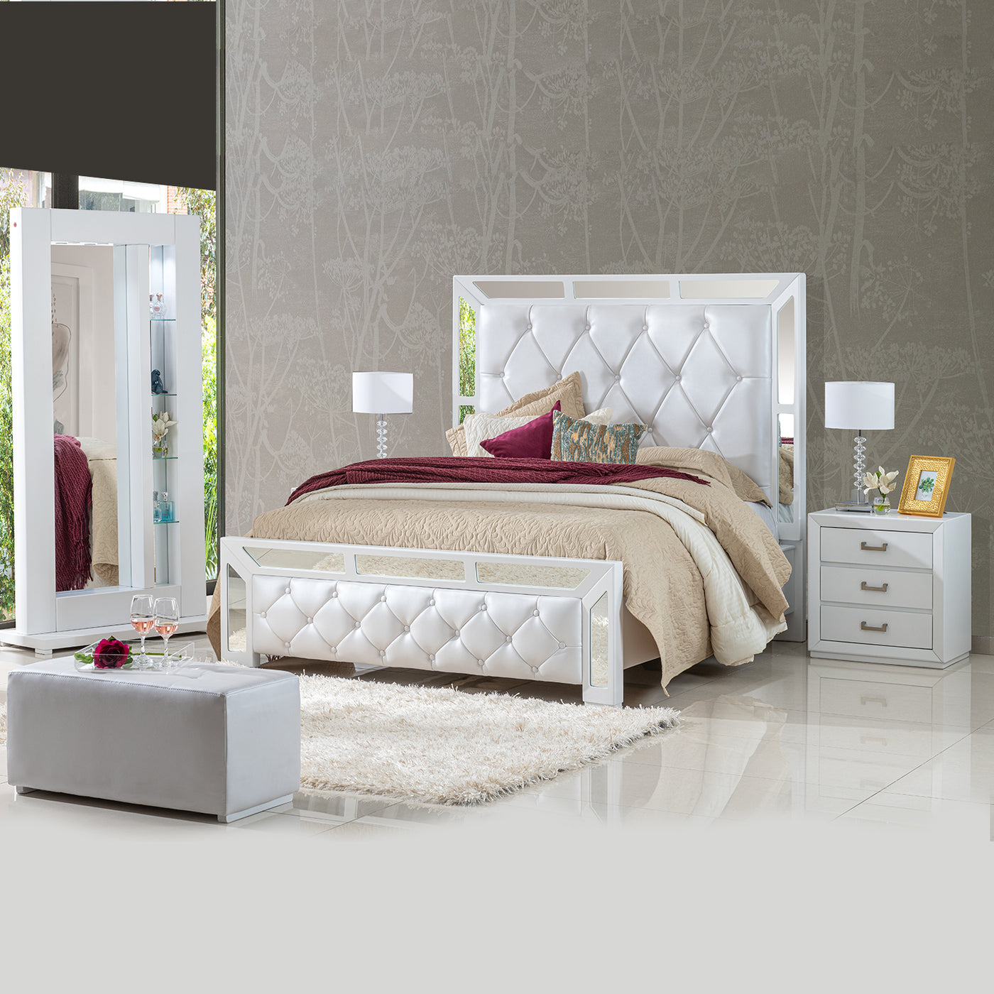 Recámara King Alabama — Muebles Jamar Panamá